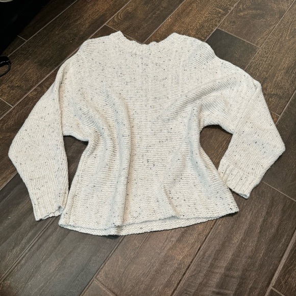 Alya | Sweaters | Alya Oversized Boyfriend Style Confetti Knit Sweater ...